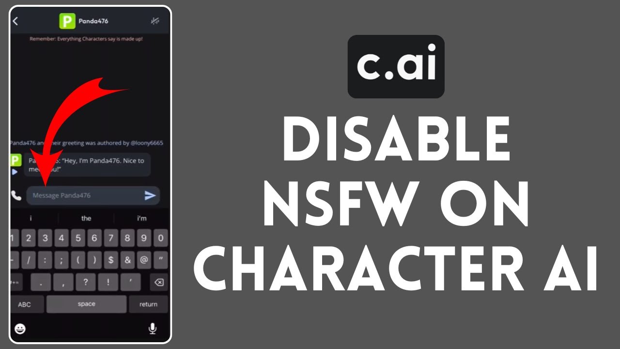 How to Disable NSFW Content on Character AI (2024) | Character AI ...