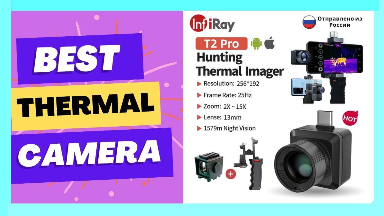 Infiray Infrared Thermal Imager T2 PRO Monocular Thermal Camera Night ...