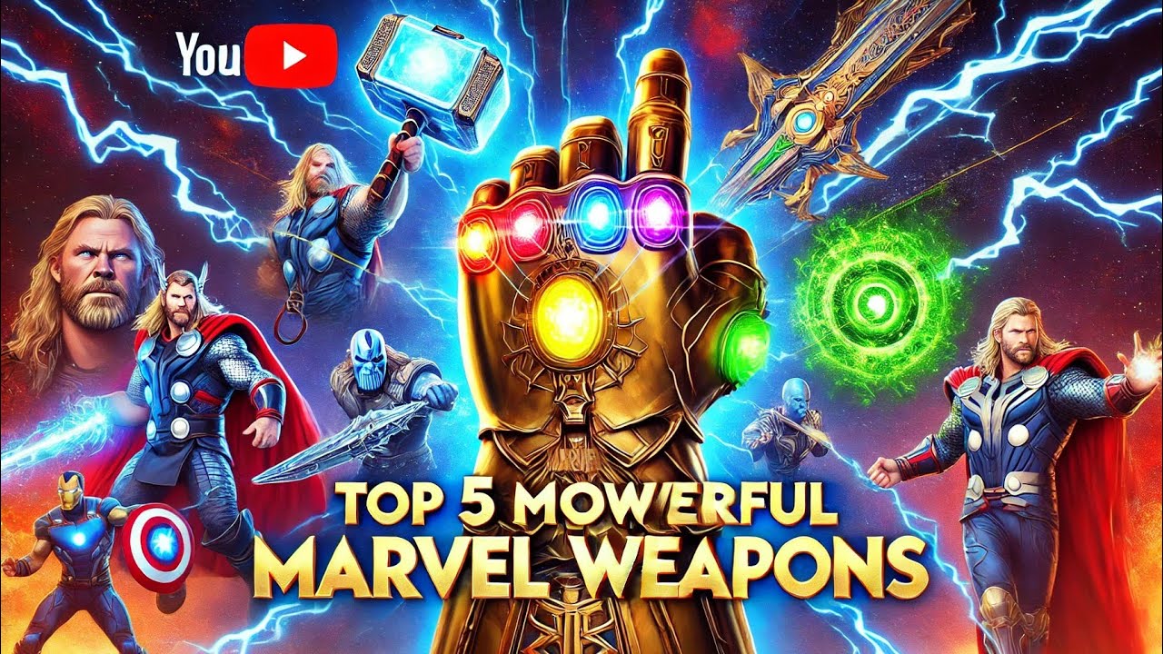 "Top 5 Most Powerful Marvel Weapons"#marvelcomics - YouTube