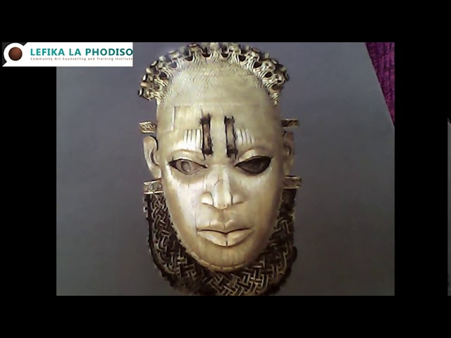 Ivory Belt Mask Of A Queen Mother