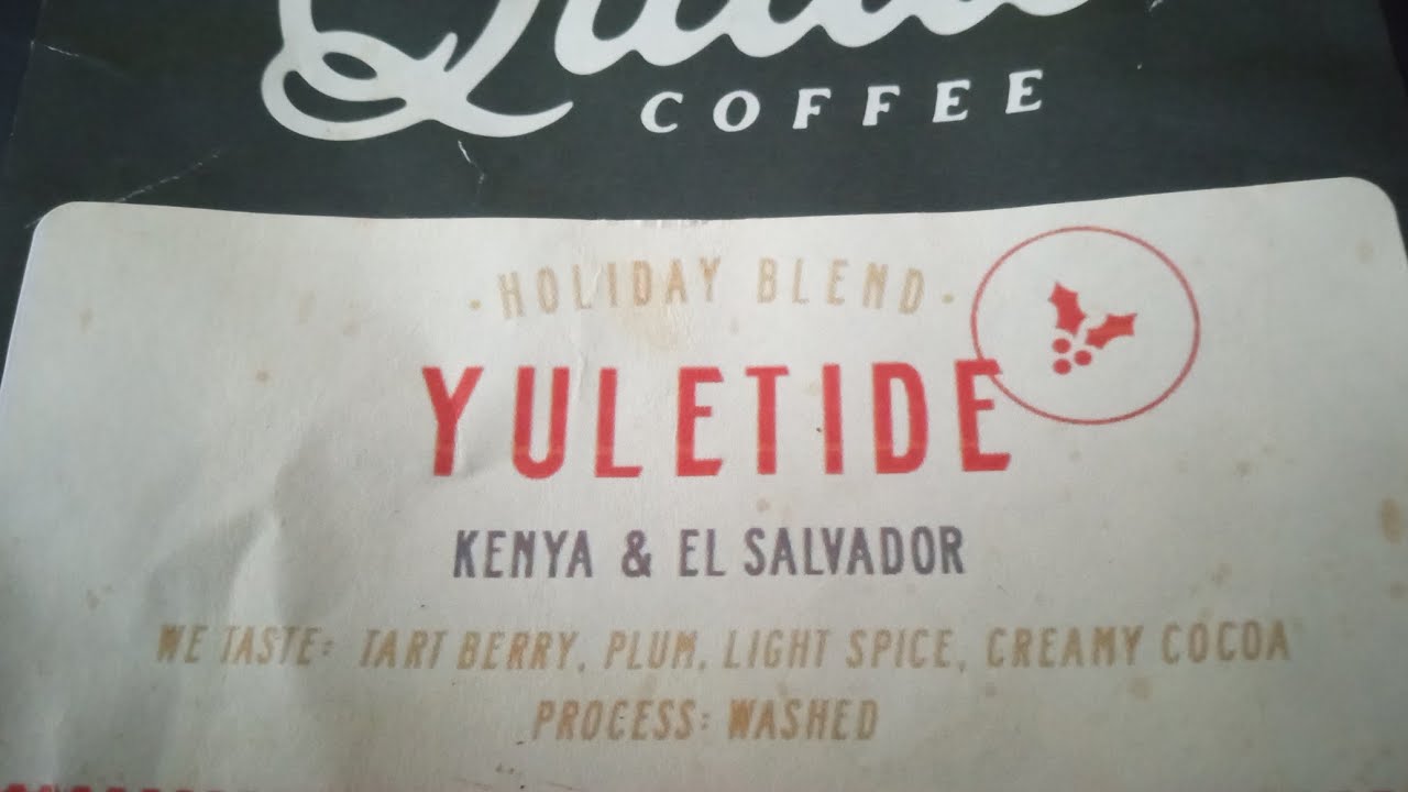 QUILLS Yuletide Holiday Blend Coffee Review - YouTube