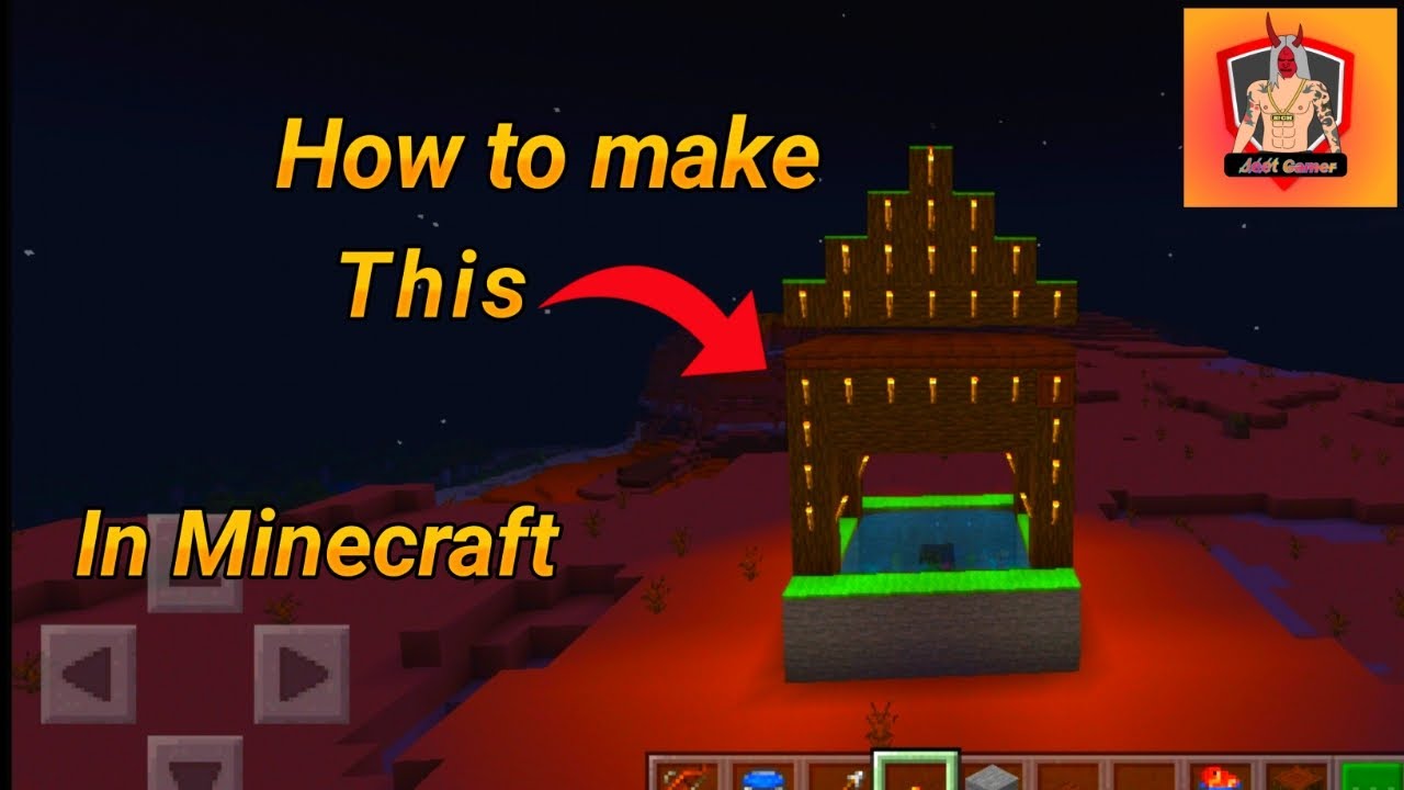 How to make beautiful water holder in minecraft//JeetGamer - YouTube
