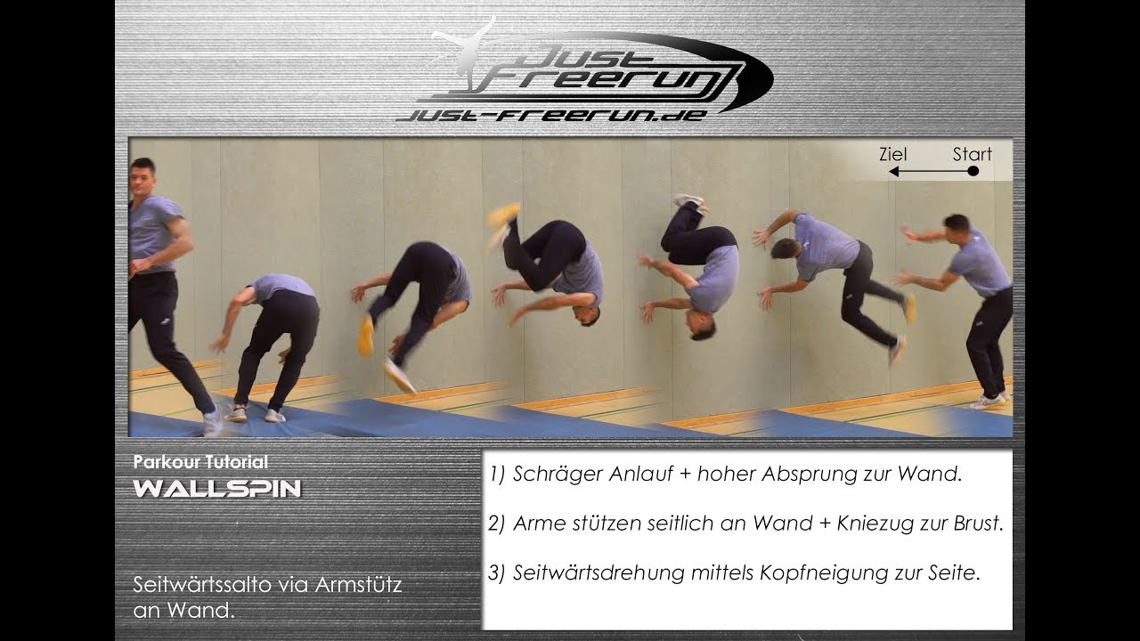 Parkour Wall Spin