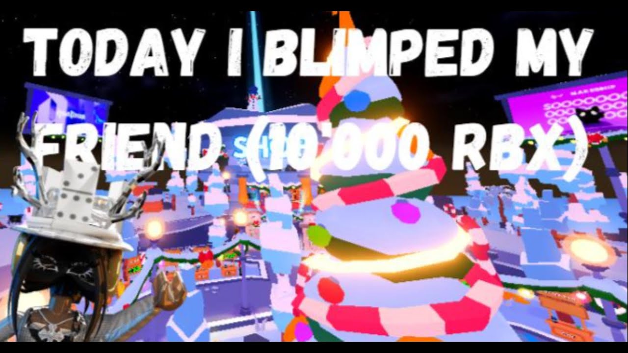 Donating my friend 10'000 Robux - YouTube
