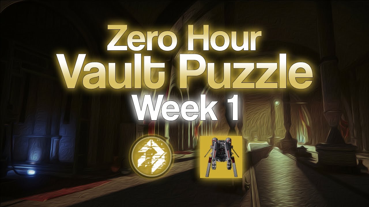 Zero Hour Vault Puzzle | Week 1 - Destiny 2 - YouTube