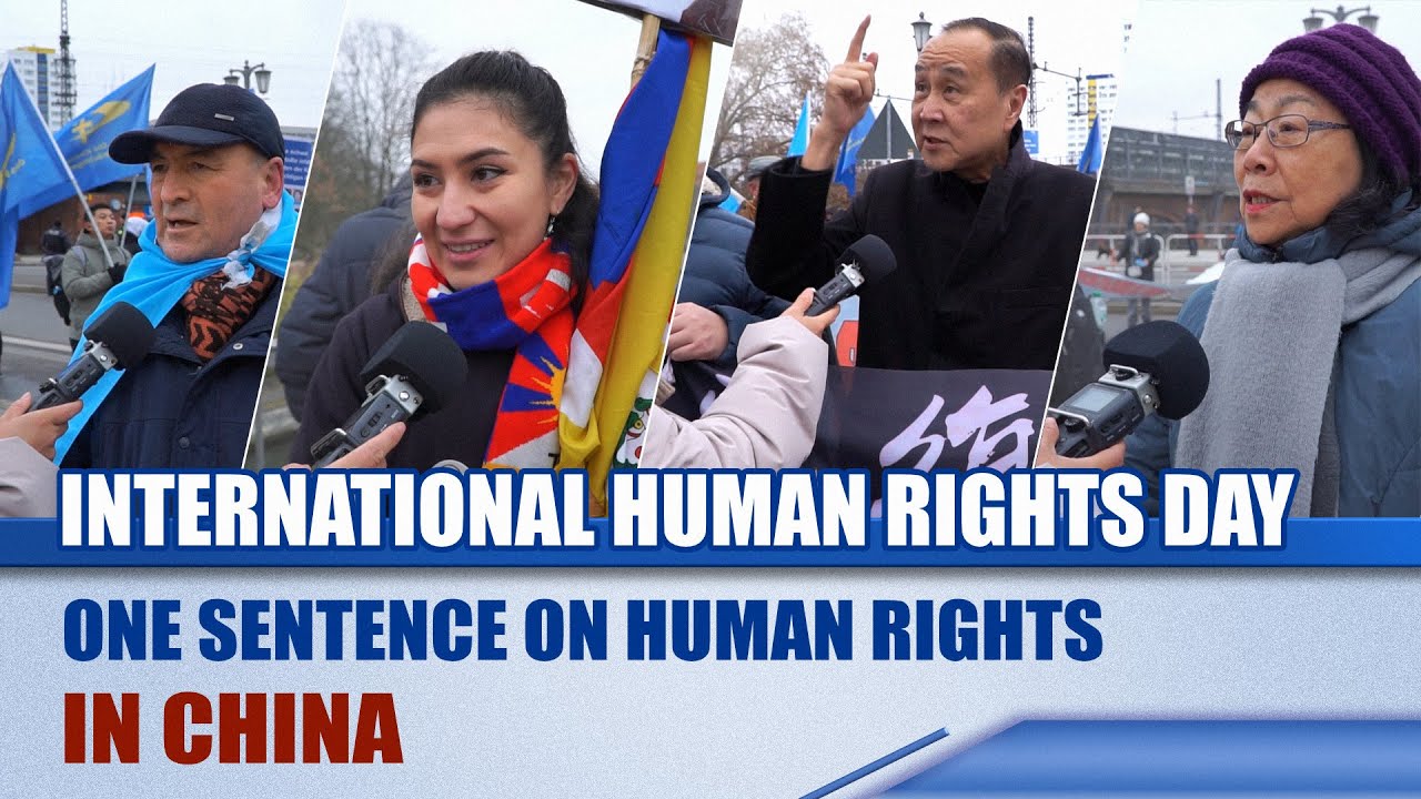 International Human Rights Day | One Sentence on Human Rights in China ...