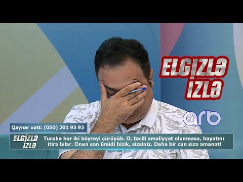 Elgiz canlı yayımda ağlayaraq tamaşaçılara yalvardı - Elgizlə İzlə
