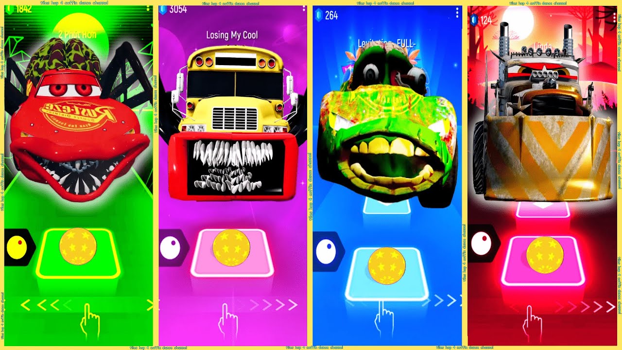 coffin dance - Mcqueen Spider vs Car Zombie vs Apocalypse Truck vs Bus ...