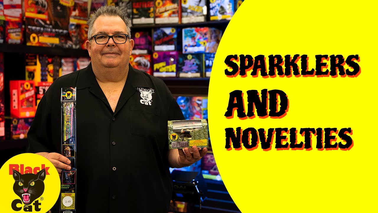 What Are Sparklers & Firework Novelties? | Black Cat Fireworks - YouTube