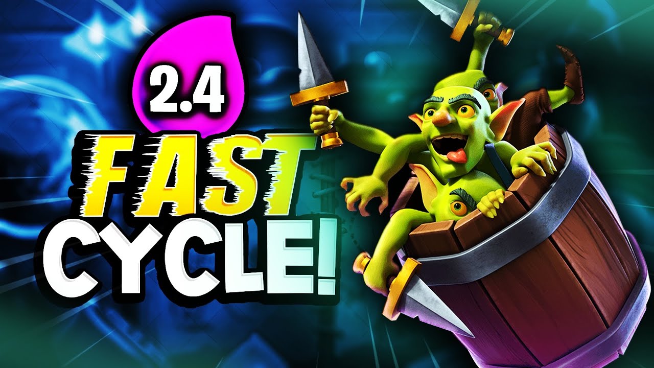 Trolling opponents with 2.4 Goblin Barrel Cycle ! - YouTube