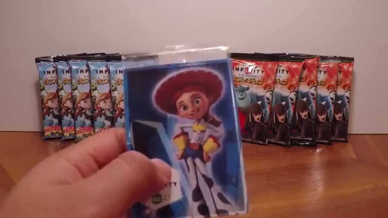 LOTTE Disney INFINITY ウエハースチョコ chocolate wafer - YouTube