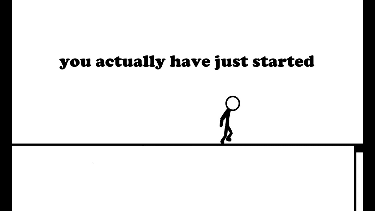 Step to success stick figure animation - YouTube