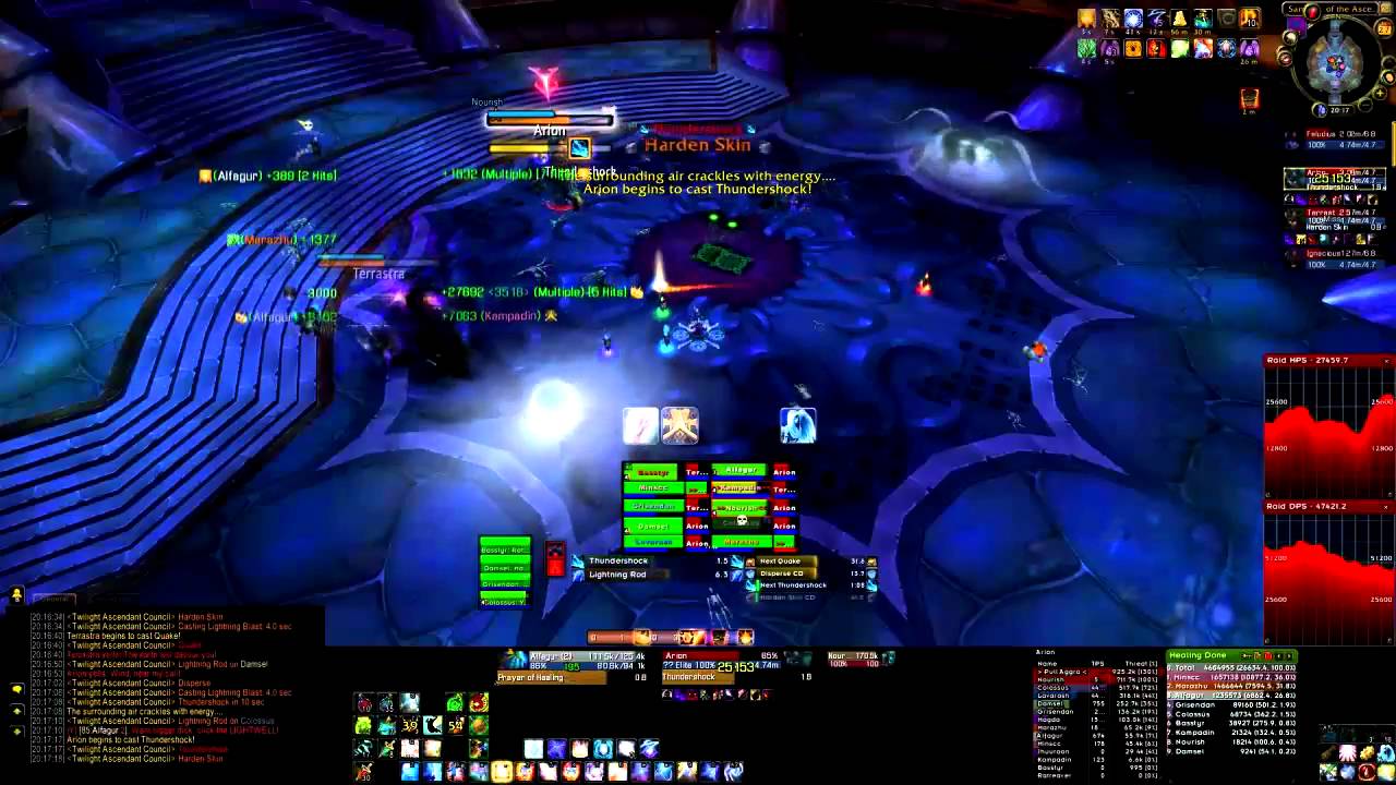 Sands of Time doing Elementium Monstrosity 10 normal, holy priest POV ...