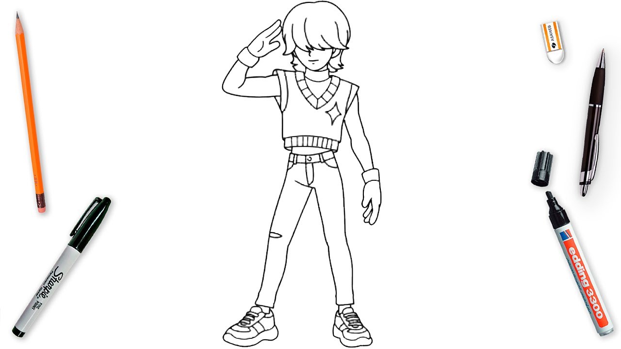 How To Draw A Mystery Saja Easy Step By Step | KPop Demon Hunters Art ...