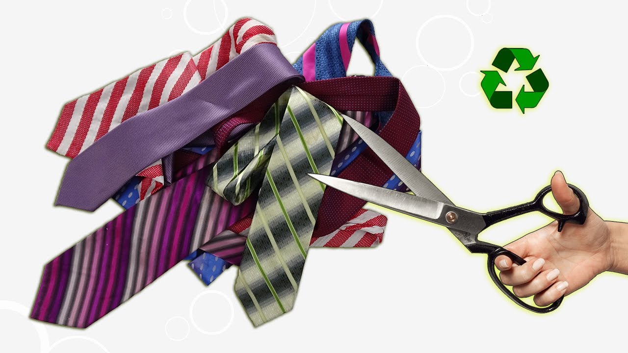 An Easy Sewing Idea with Old Ties♻️ Recycling / DIY - YouTube