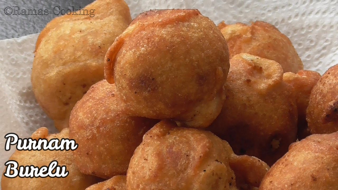 పూర్ణం బూరెలు/Purnam Burelu Recipe/Prasadam/poornalu recipe/poornam ...