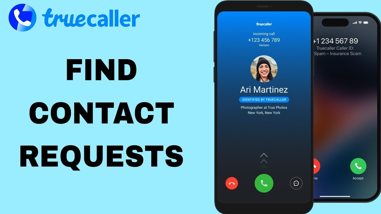 How To Find Contact Requests On Truecaller App - YouTube