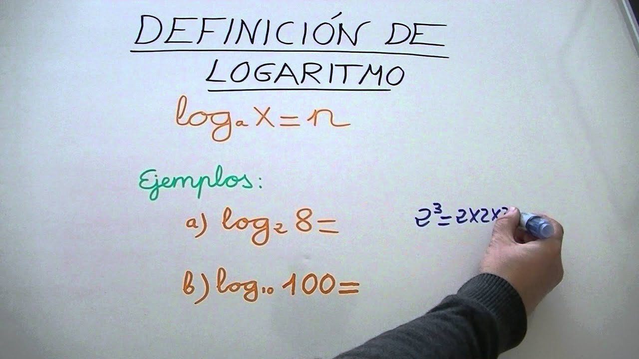 Definición de logaritmo - YouTube