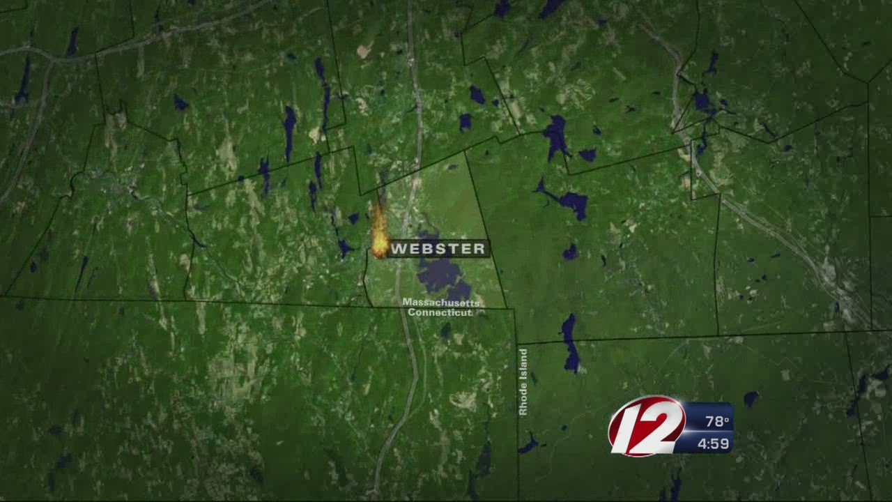 Firefighters Battle Massive Mill Fire in Webster - YouTube