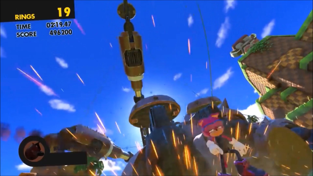 Sonic forces you to destroy a giant enemy crab - YouTube