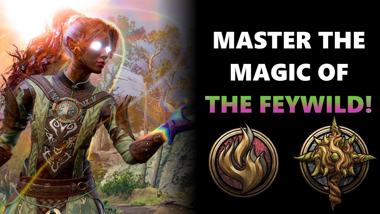 Baldur's Gate 3 - The Feywild Channeler (Wild Magic Build) - YouTube