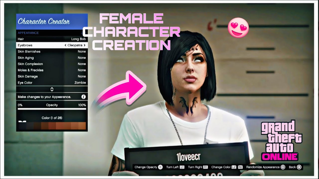FEMALE CHARACTER CREATION 🩷 - YouTube