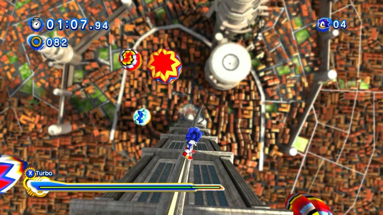 Sonic Generations 9400GT (Rooftop Run MODERN) - YouTube