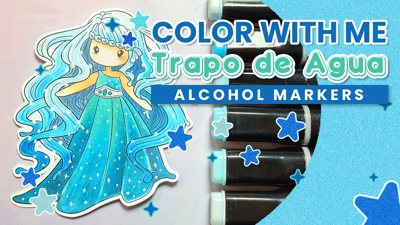 (Live 03/03) Colorea conmigo. Rotuladores de alcohol y digistamps ...