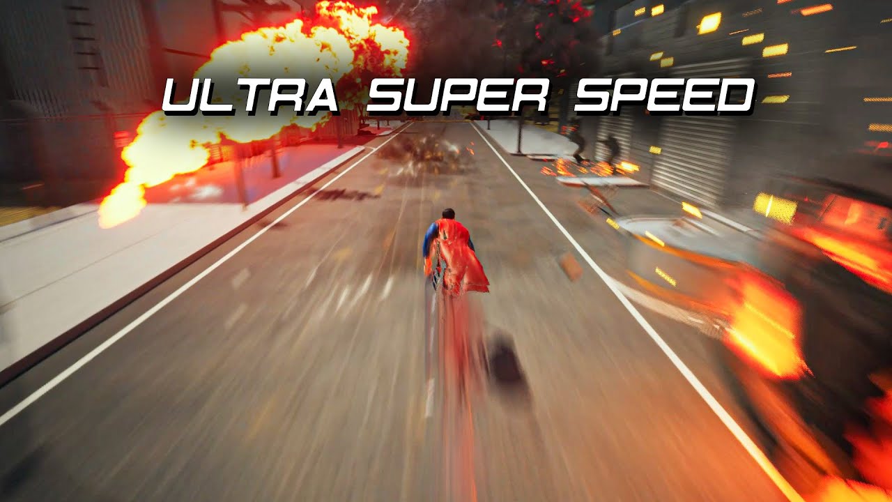 New Update! ULTRA SLOW MOTION Superman Game Open World Gameplay Unreal ...