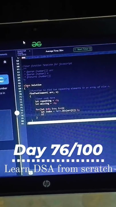 Day 76:The array landscape to solve the "Find the Repeating and Missing Two Elements" puzzle ...