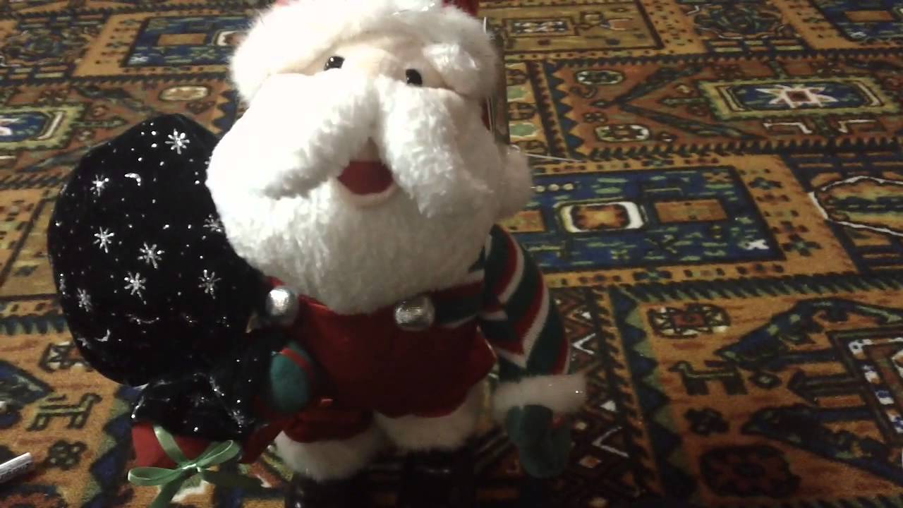 very very broken singing dancing walking santa - YouTube