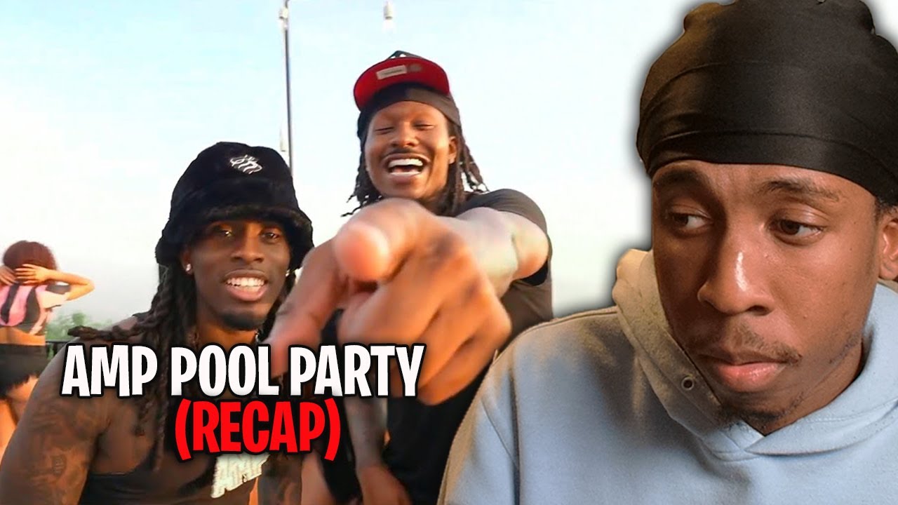Kai Cenat & Duke Dennis Throw The Biggest Pool Party at The AMP House ...