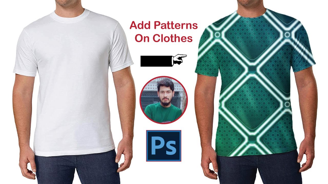 How To Add Pattern To Clothing Photoshop YouTube How To Add Pattern To Clothing Photoshop YouTube