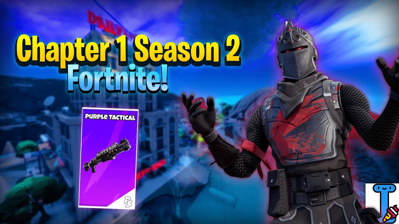 I played Chapter 1 season 2 Fortnite Battle royal! - YouTube