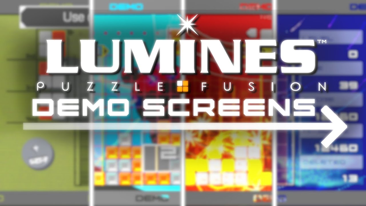 Lumines Puzzle Fusion - Demo Screens - YouTube