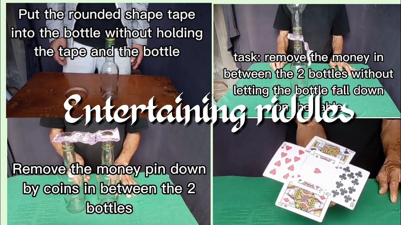 6 Riddles-bet for fun with friends (3) @SirJeff - YouTube