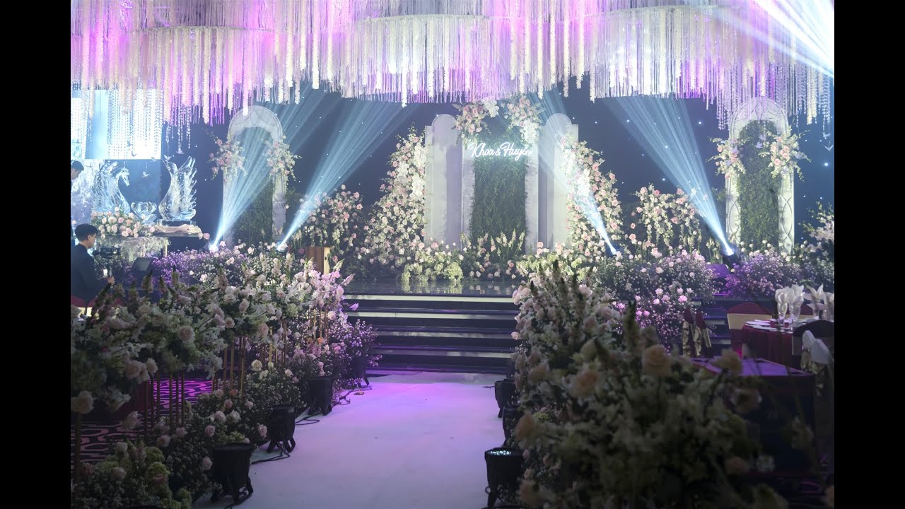 WEDDING KHOA & HUYỀN | ADORA GRAND VIEW | TRANG TRÍ CƯỚI GBROWN FLOWER ...