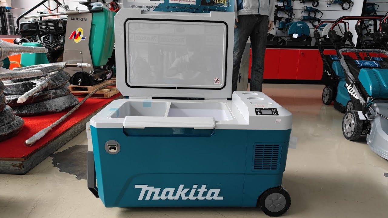 Makita CW002G Cordless Cooler and Warmer Box - YouTube