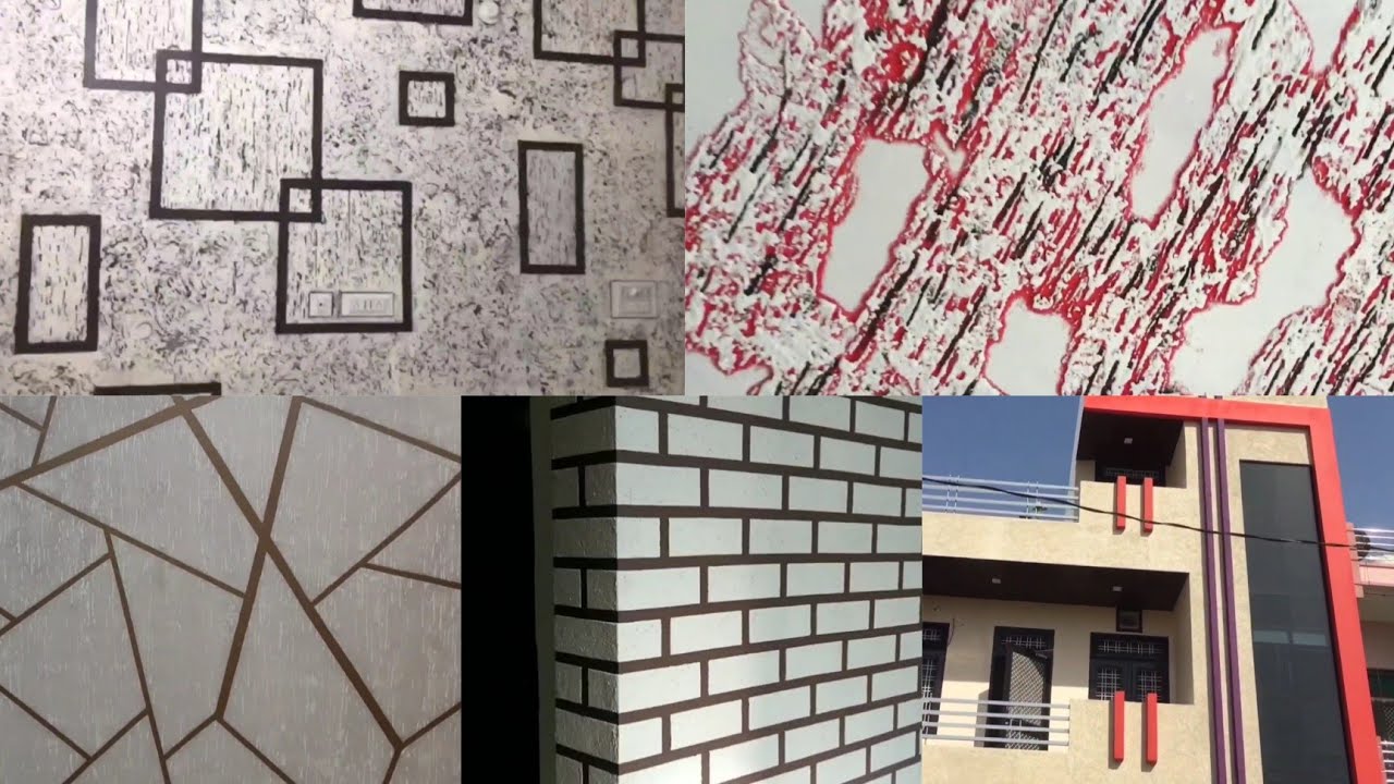 6 updated // texture wall painting // design ideas// for masking tape ...