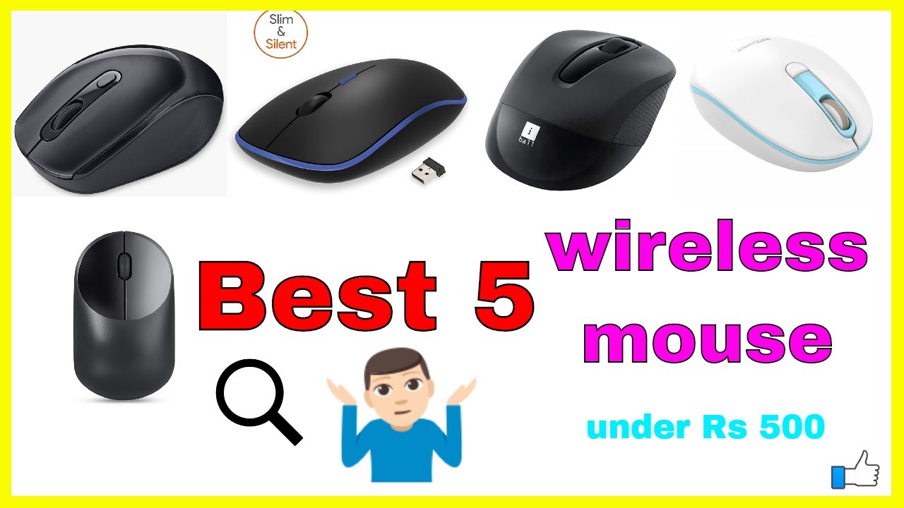 best 5 wireless mouse under 500 #best5 #WirelessMouse - YouTube