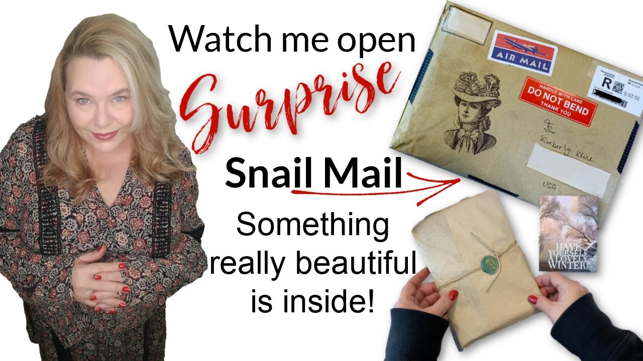 Open surprise Snail Mail with me! Flipthrough - YouTube