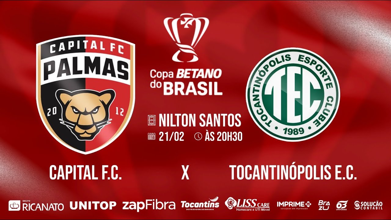 Capital FC X Tocantinópolis | COPA DO BRASIL 2024 - YouTube