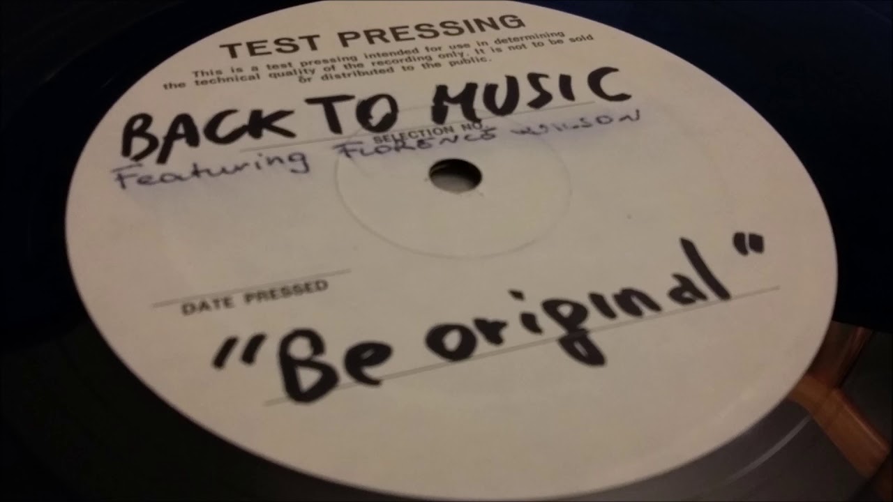 Back To Music - Be Original (Club Version) - YouTube