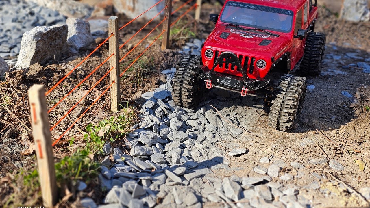 rc farm fence how to build for scale look for a rc crawler course - YouTube