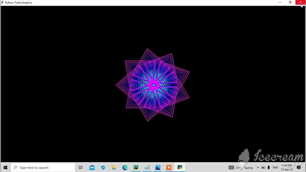 Create Amazing Shapes Using One Code || Python Turtle 🐢 || graphic ...
