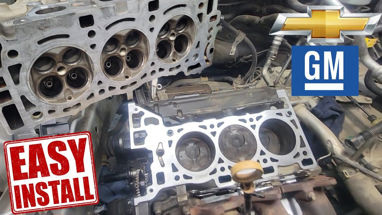 Gmc Acadia 3.6L Both Cylinder Heads Install [Easy Step Procedure D.i.Y] #mechanic #diycarrepair ...