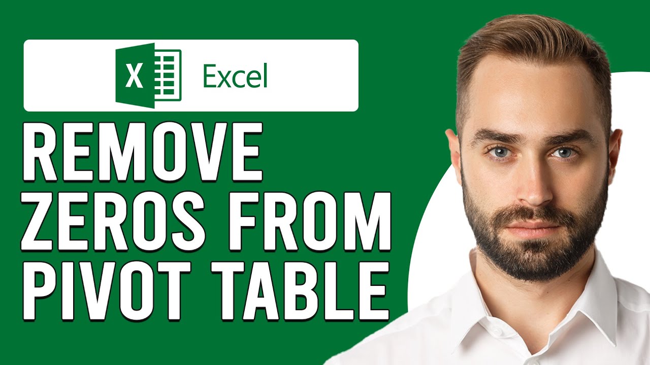 How To Remove Zeros From Pivot Table How To Hide Zero Values In Pivot