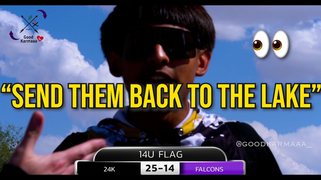 " SEND THEM BACK TO EASTLAKE " 😳😳😳 | 24K vs Falcons | 14u Flag Football ...