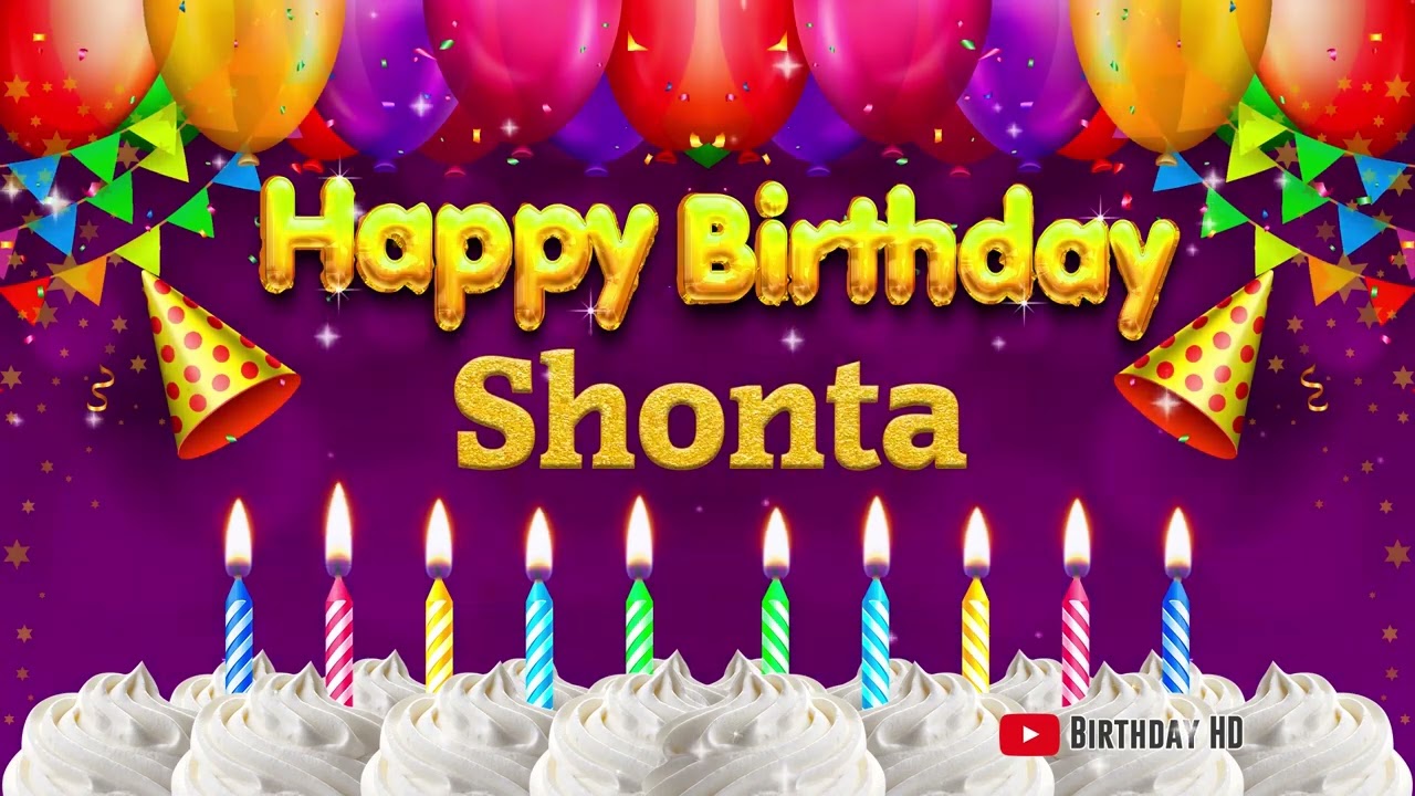 Shonta Happy birthday To You - Happy Birthday song name Shonta 🎁 - YouTube