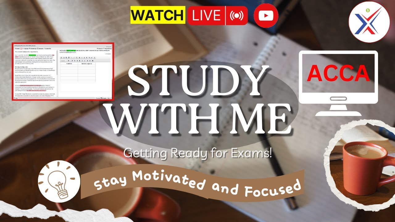 ACCA study with me #acca - YouTube